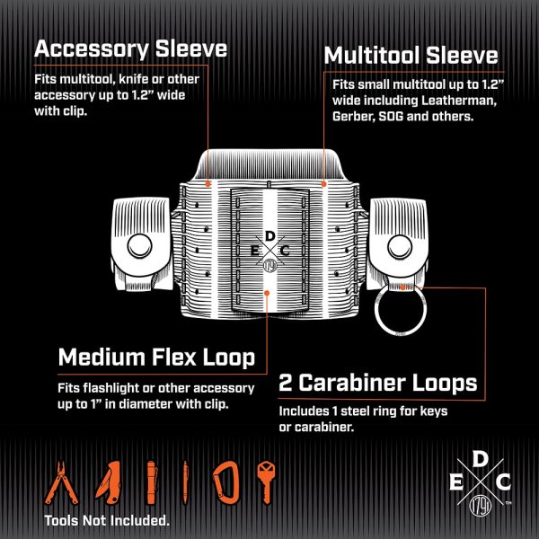 Mini Action Snap with Medium Flex Loop: for Small Multitools | 1791 ...